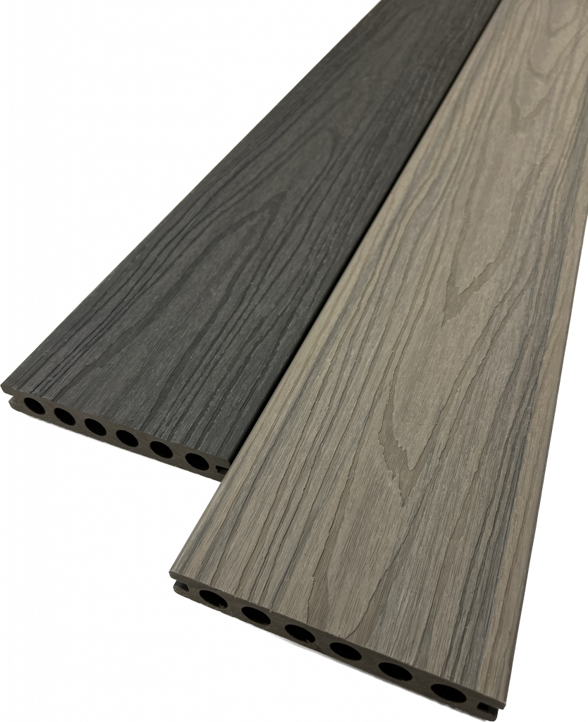 Double Faced Grey/Antique Composite Decking - Laurus Decor